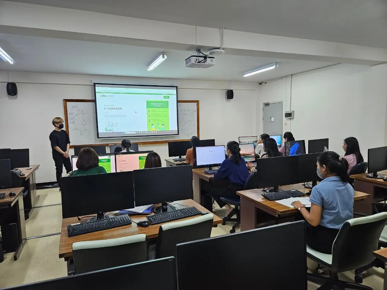 อบรมการใช้ระบบสารบรรณอิเล็กทรอนิกส์ (e-Saraban) – ICT